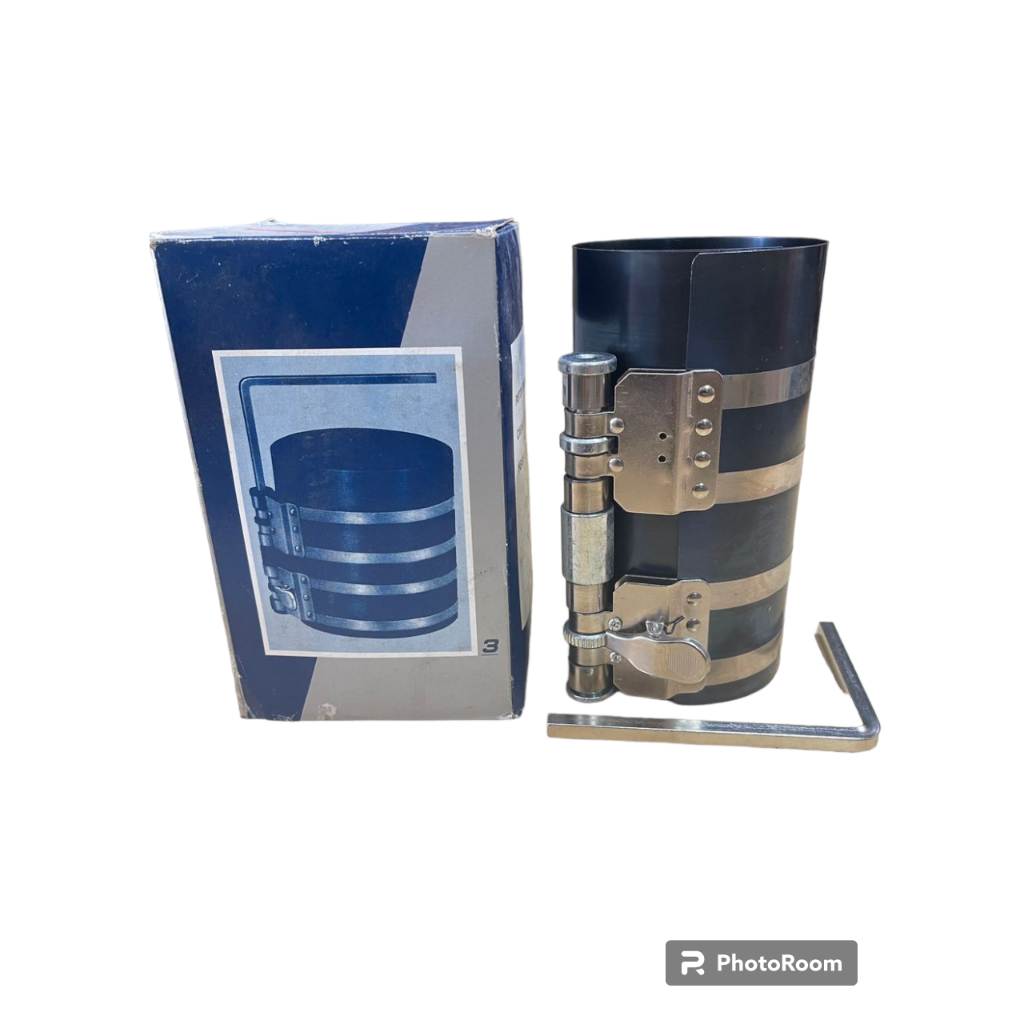 6" Adjustable Piston Ring Compressor Kit with Safety Screws 165mm ...