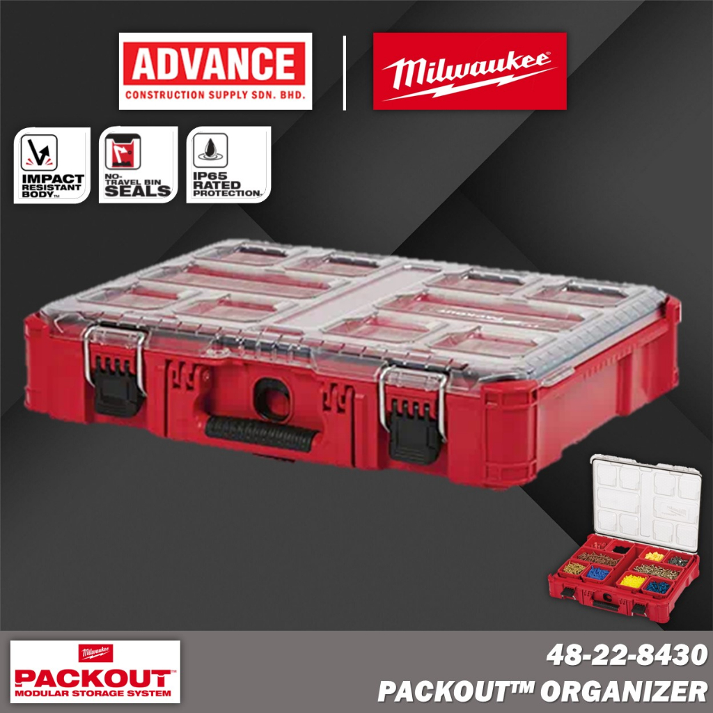 Milwaukee 48-22-8430 Packout Organizer | Shopee Malaysia
