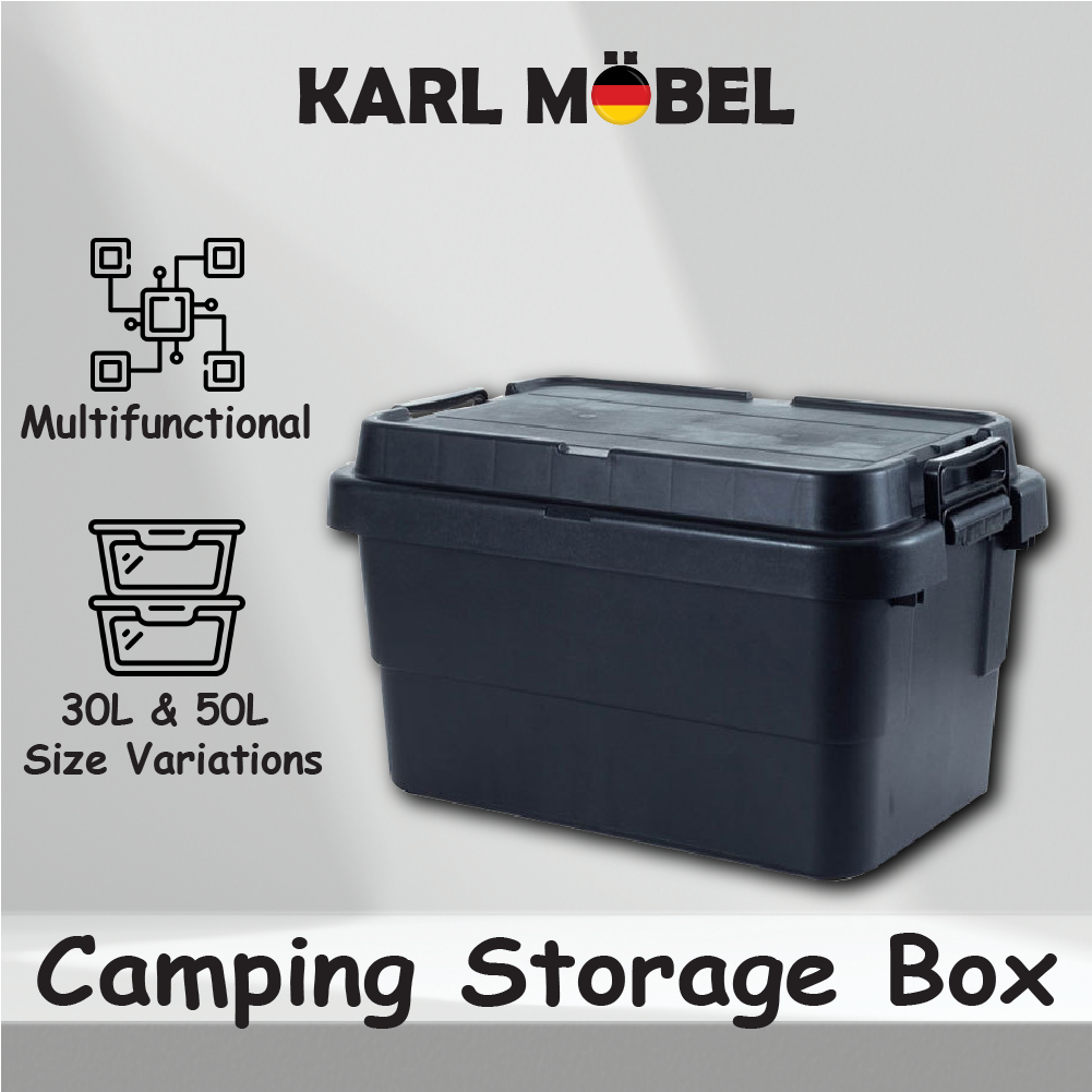 Multipurpose Storage Box Camping Portable Home Storage Box Heavy Duty ...