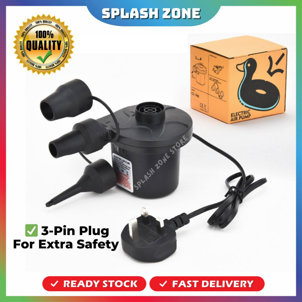 Electric Pump Pam Angin Elektrik For Inflatable Products Pam Kolam ...