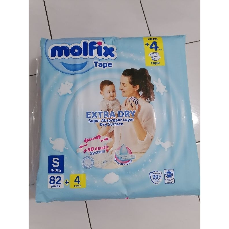 Molfix Extra Dry Tape S82＋4 | Shopee Malaysia