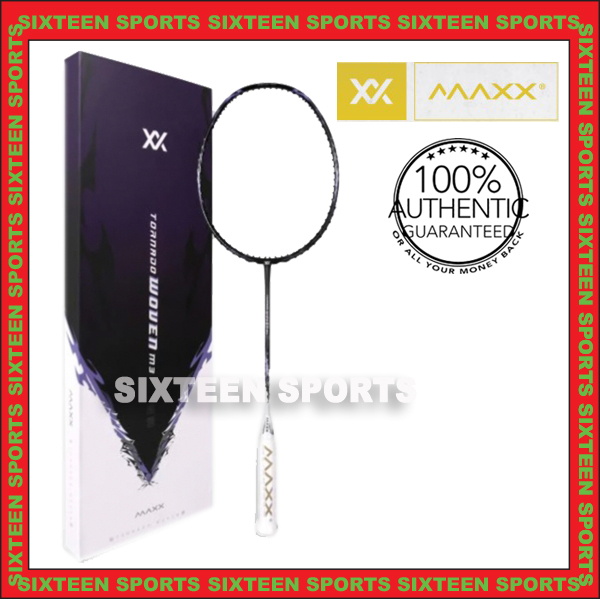 MAXX Tornado Woven M3 2023 Badminton Racket | Shopee Malaysia