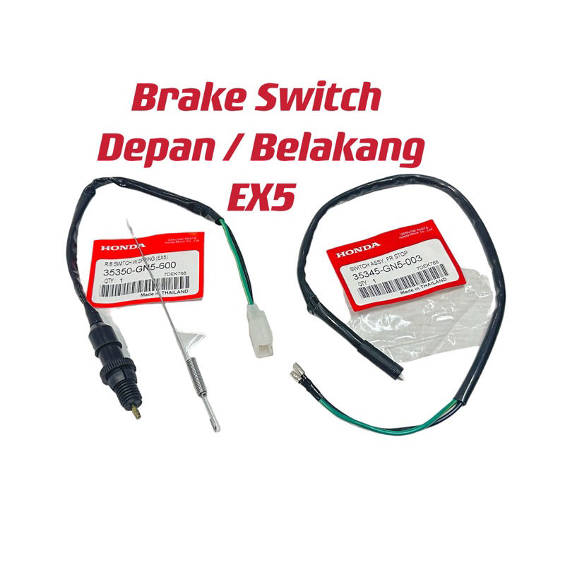 EX5/DREAM/C70/kRISS/wAVE125/WAVE100 FRONT BRAKE SWITCH / REAR BRAKE SWITCH WITH SPRING | Shopee ...