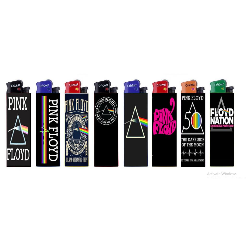 PINK FLOYD BAND SERIES SPECIAL 8 PCS LIMITED EDITION CUSTOM LIGHTER ...
