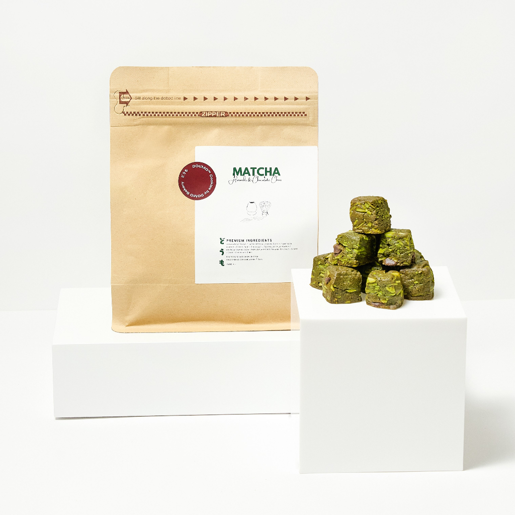 Matcha Almond & Chocolate Chips Cookies - 150g (Ready Stock) - *Doumo ...