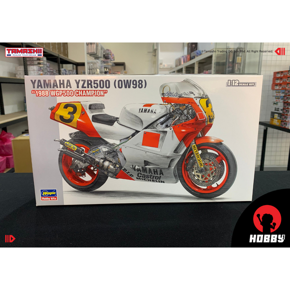 Hasegawa Yamaha YZR500 (OW98) `1988 WGP500 Champion` (Scale 1/12) | Shopee Malaysia