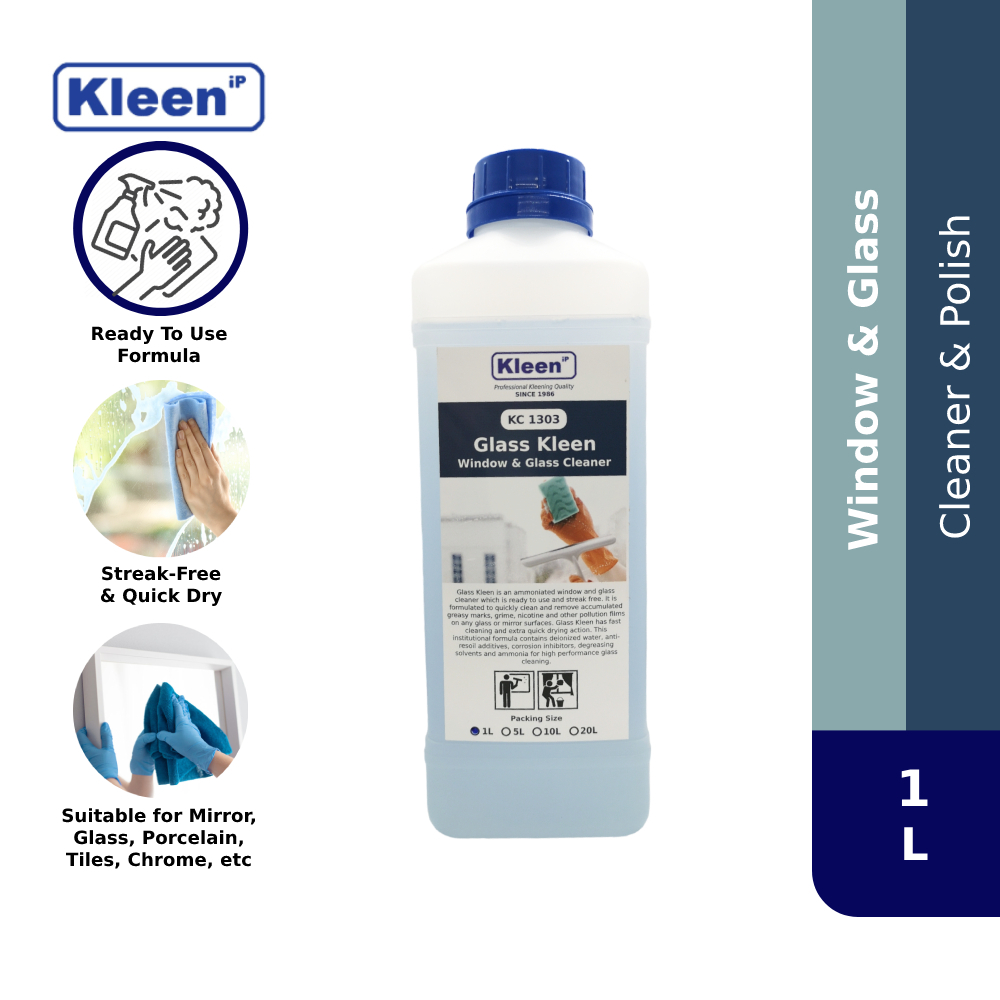 Kleen Glass Kleen Window Glass & Mirror Cleaner & Polish Liquid (KC ...