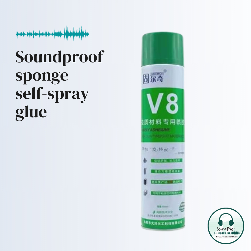 Soundproof sponge self-spray glue (Studio/Game room) | Shopee Malaysia