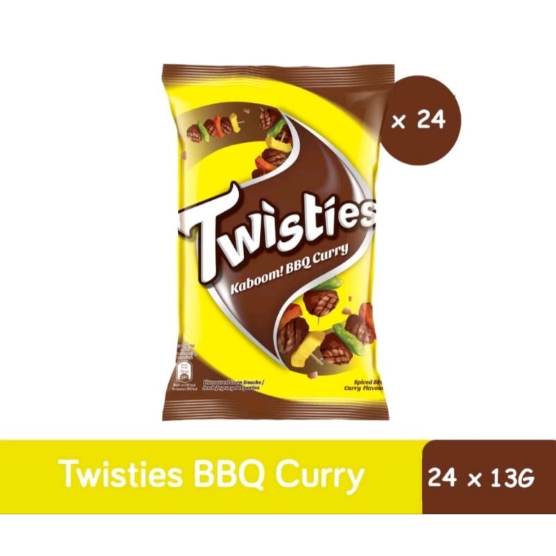 Twisties BBQ Curry/ Cheese/ Chicken/ Tomato 13g x 24Pkts | Shopee Malaysia