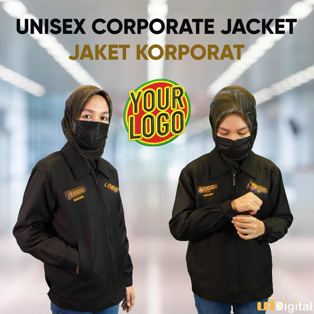 🔥Embroidered Premium Unisex Jacket🔥 Jeket Korporat Premium Bersulam ...