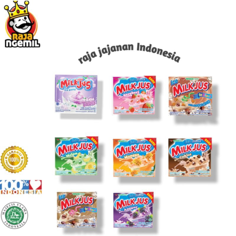 Milkjus minuman serbuk susu perisa buah yang enak!! ready stock isi ...