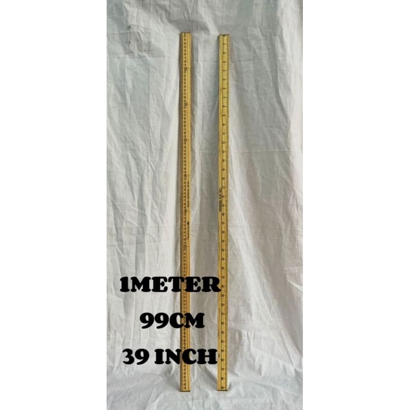 (1PCS)1Meter/High Quality/ Wood Ruler /Tailor Wood Ruler / Ruler ...