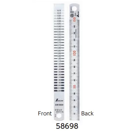 Shinwa Rule Type 15 cm JIS Crack Scale 58698 | Shopee Malaysia