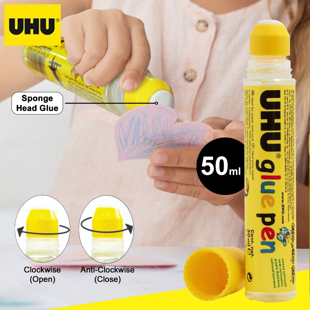 UHU Happy Water Glue Pen (50ml) | Shopee Malaysia