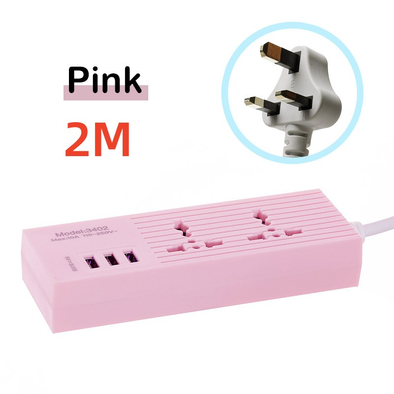 Malaysia Plug 6 Usb Port 3 Universal Power Strip Extension Plug Power Socket Electric Sockets