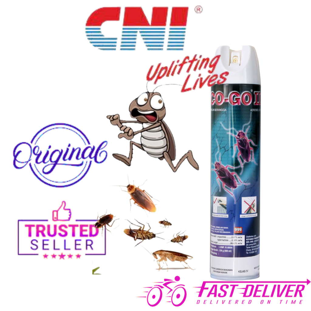 CNI Co-Go II Crawling Insect Spray (Effective To Kill ALL Cockroaches ...