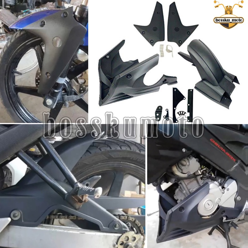 FZ150 V1 V2 LOWER COVER SET / FORK COVER / bajak bawah depan kiri kanan ...