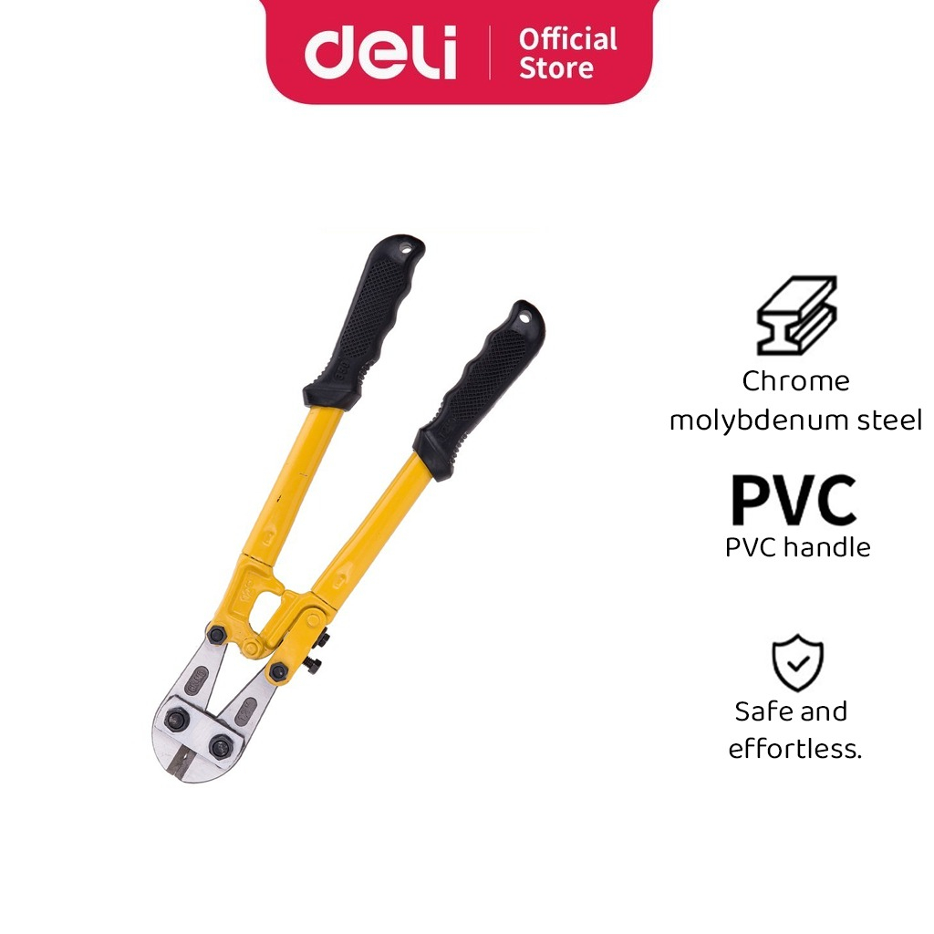 Deli Tools DL2624 Bolt Cutter 24" TPR Handle Safe And Effortless ...