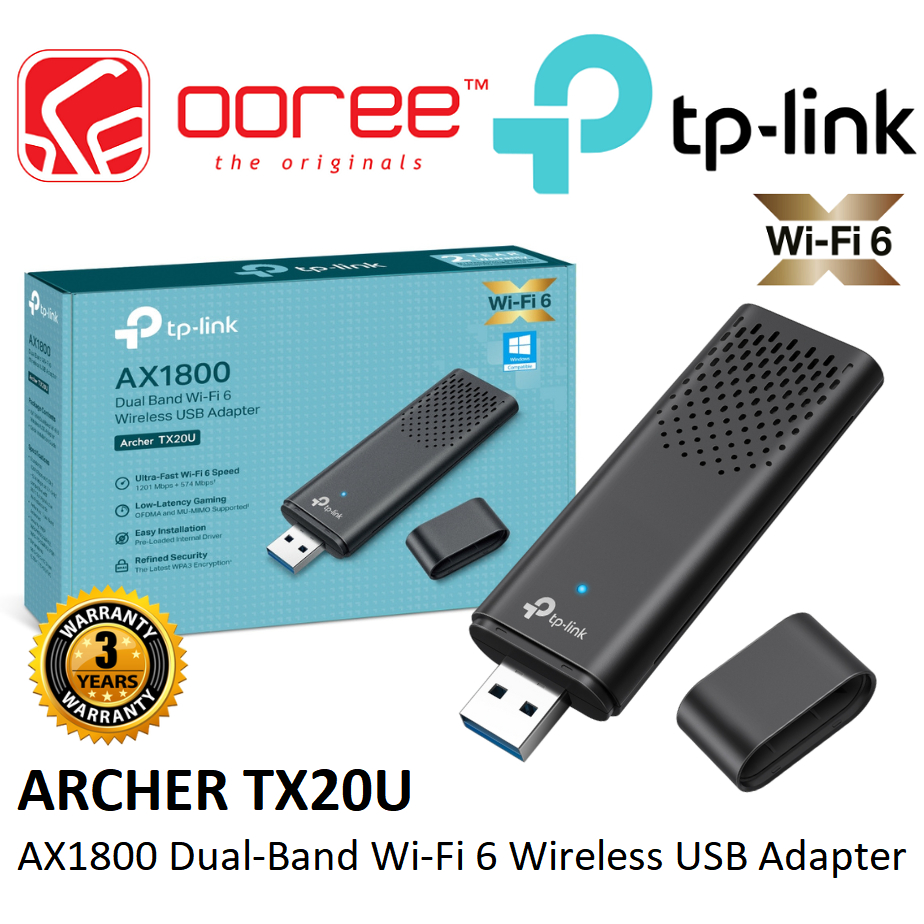 TP-LINK ARCHER TX20U / ARCHER TX20U NANO / ARCHER TX1U NANO / ARCHER TX10UB NANO (BT5.3) WI-FI 6 ...