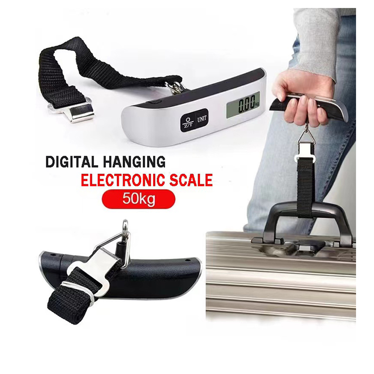 Portable Digital LCD Electronic Luggage Bag Backpack Scale Hanging ...
