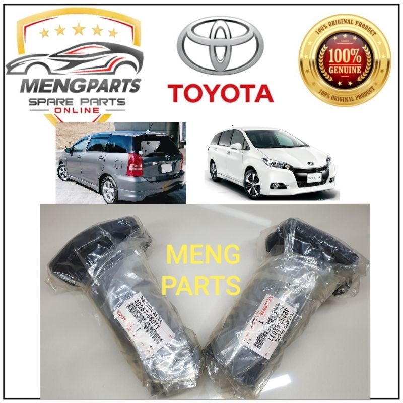 ORIGINAL TOYOTA WISH ZNE10 , ZGE20 1.8 only REAR ABSORBER COVER ...