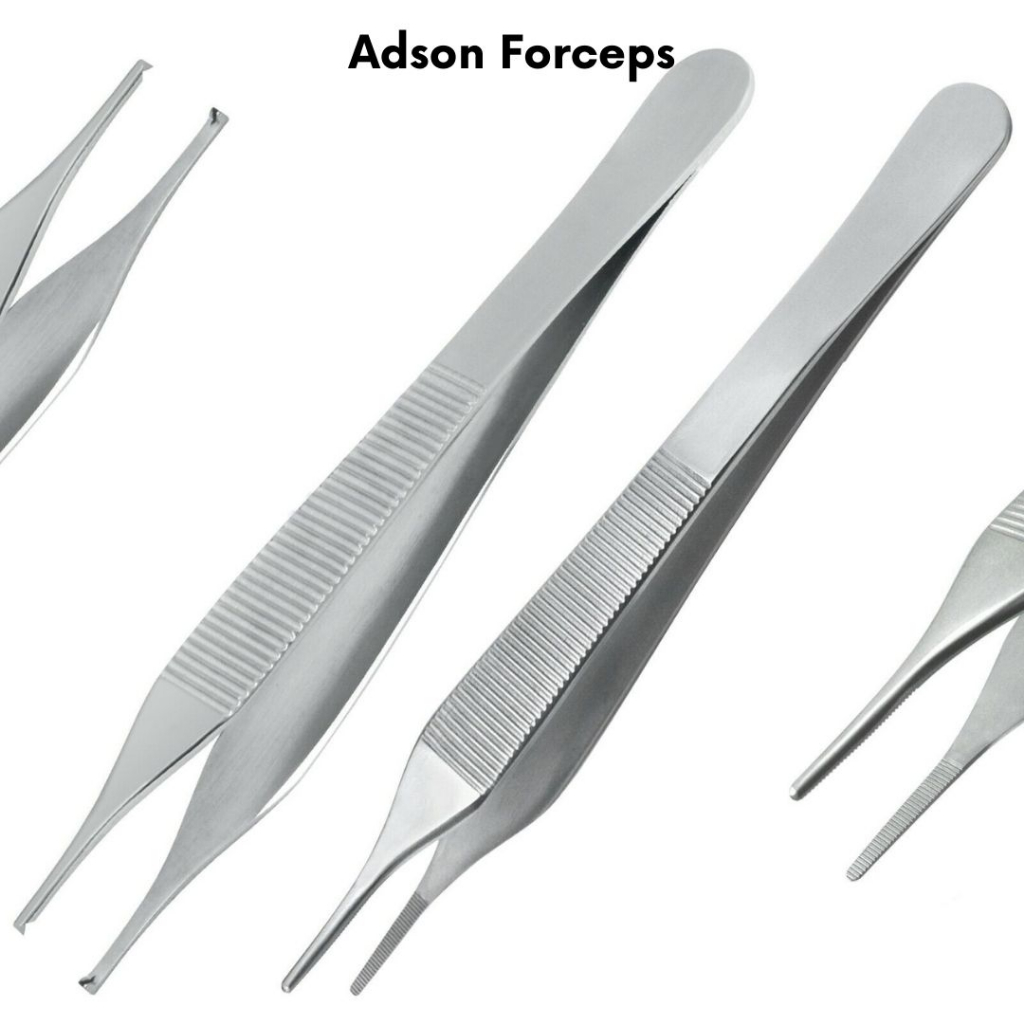 12cm Adson Tissue Forceps Toothed | Non-Toothed Stainless Steel ...