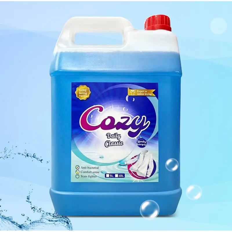 Cozy Sabun Dobi (Wangi + Pelembut + Antibaktiria) 5kg Liquid Detergent ...