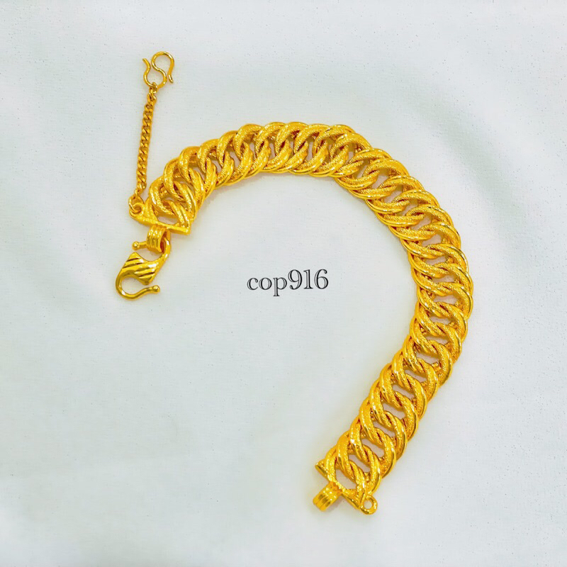 Gelang Tangan SAJAT LIPAN KAIT 2 emas Bangkok COP916 persis Emas Ori ...