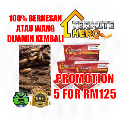 Termite Baiting Station TERMITE HERO / Termite box / Sistem Umpan Anai ...