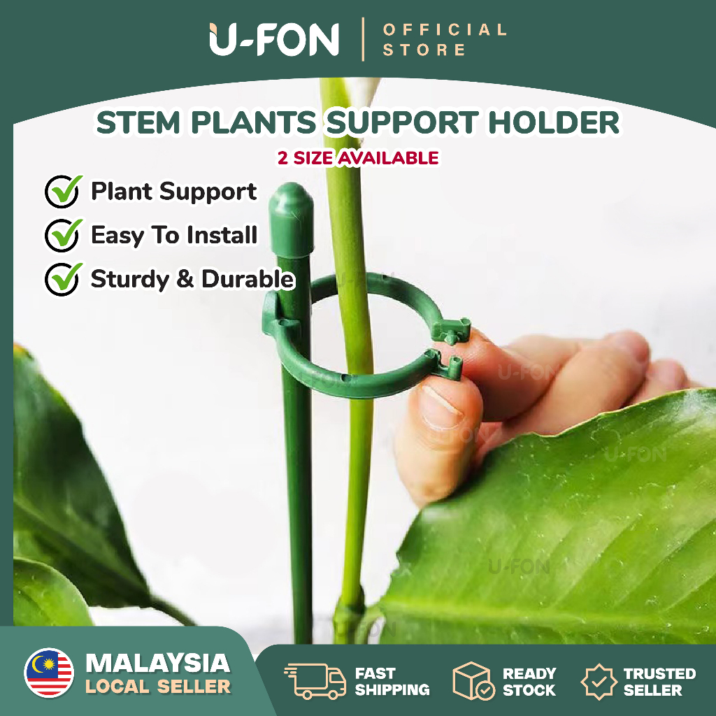 Stem Plants Support Holder Plant Support Sticks With Rings Garden ...