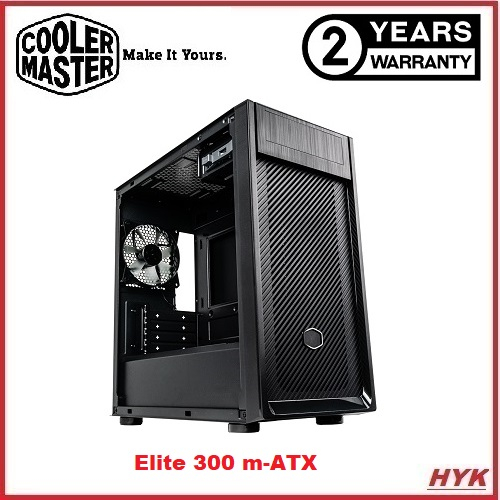 COOLER MASTER CM-E300-KG5N-S00 Elite 300 With ODD TG | Shopee Malaysia