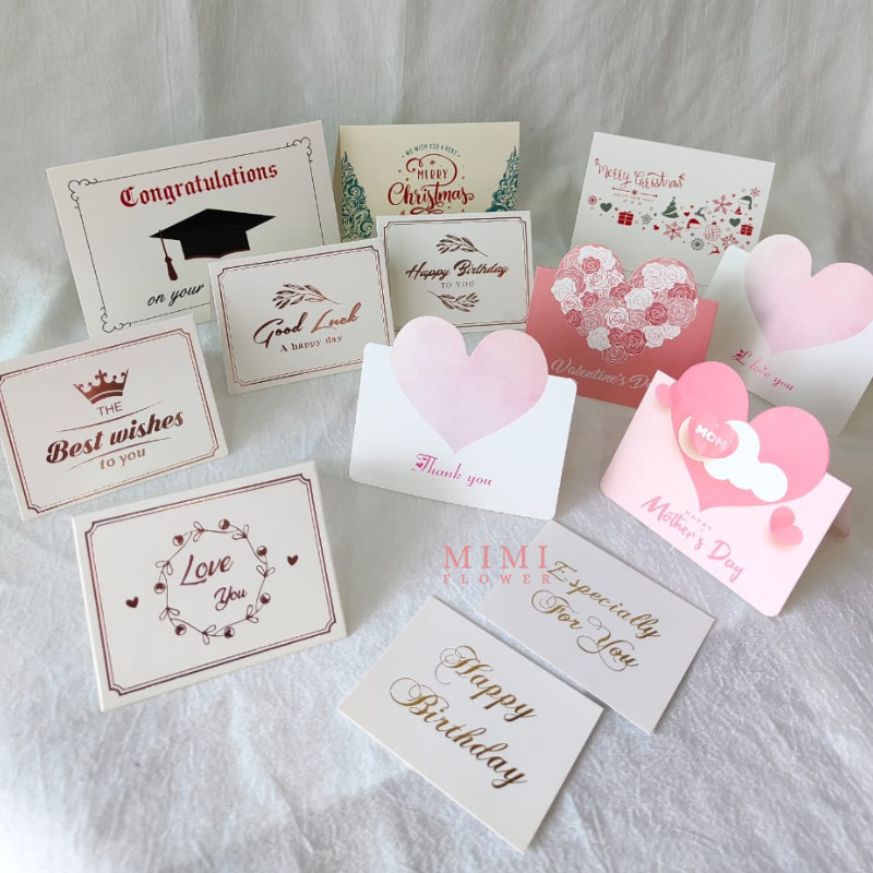 【MiMi Flower】 Kad Ucapan Gift Card Wish Card Thank You Birthday Father ...