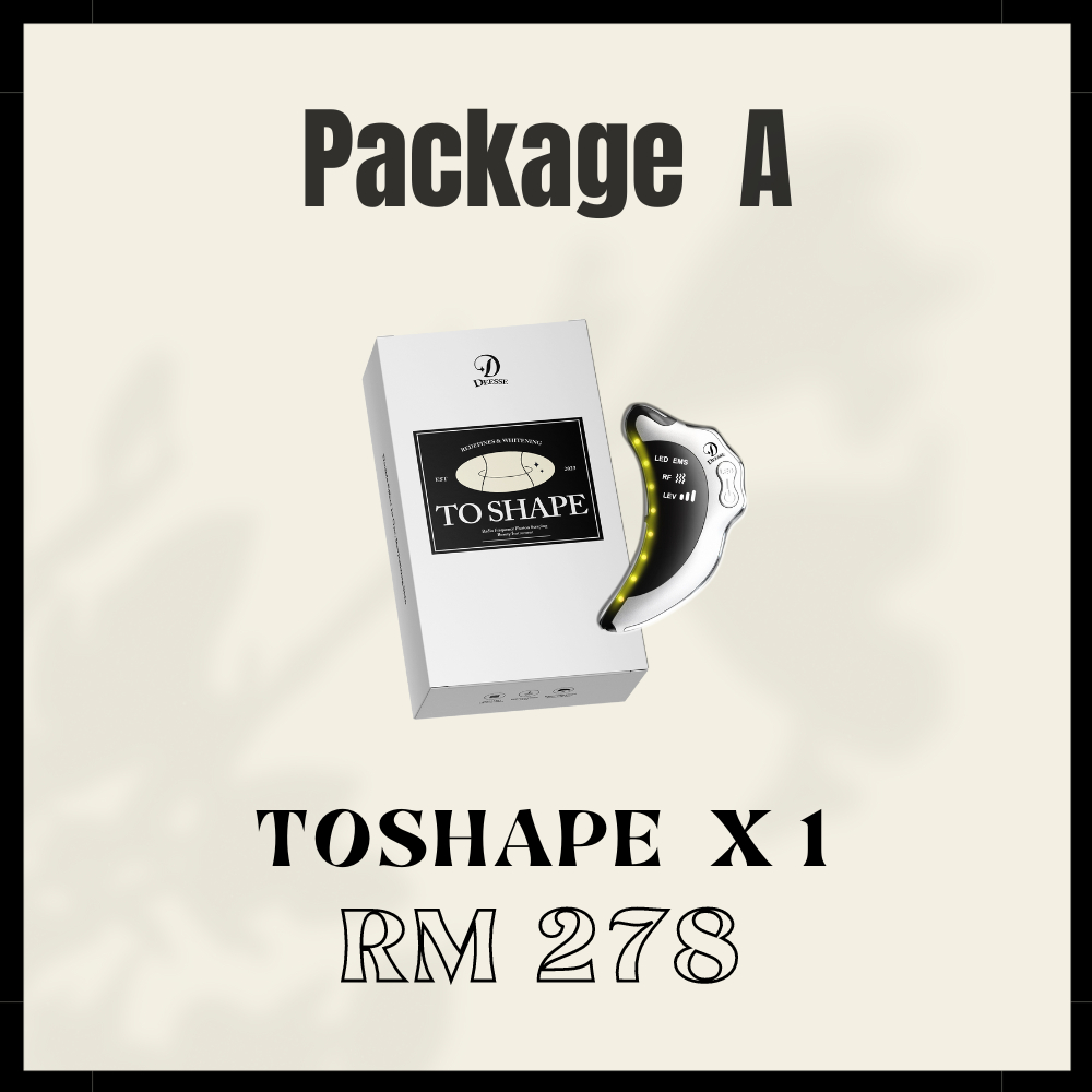 Package A Toshape 瘦身仪 瘦大小腿 甩拜拜肉 提拉肌肤 塑身形 祛除皱纹 EMS黑科技 & RF射频按摩 脂肪分解 燃烧脂肪 ...