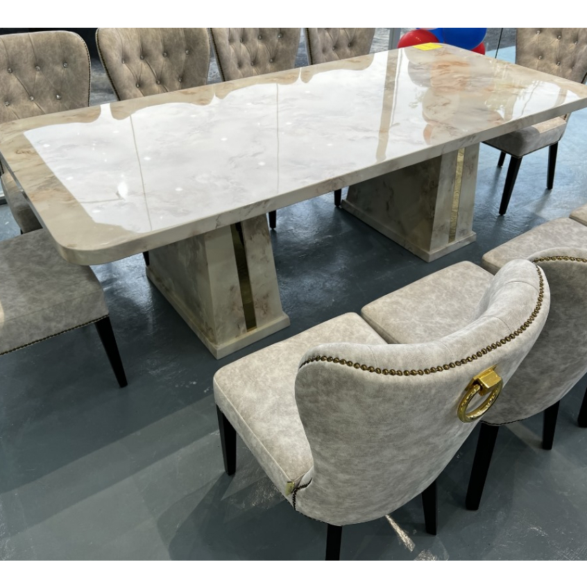 𝐓𝐎𝐏 𝐒𝐀𝐋𝐄 Marble Dining Table Only | Meja Marble Only | Meja Makan Solid ...