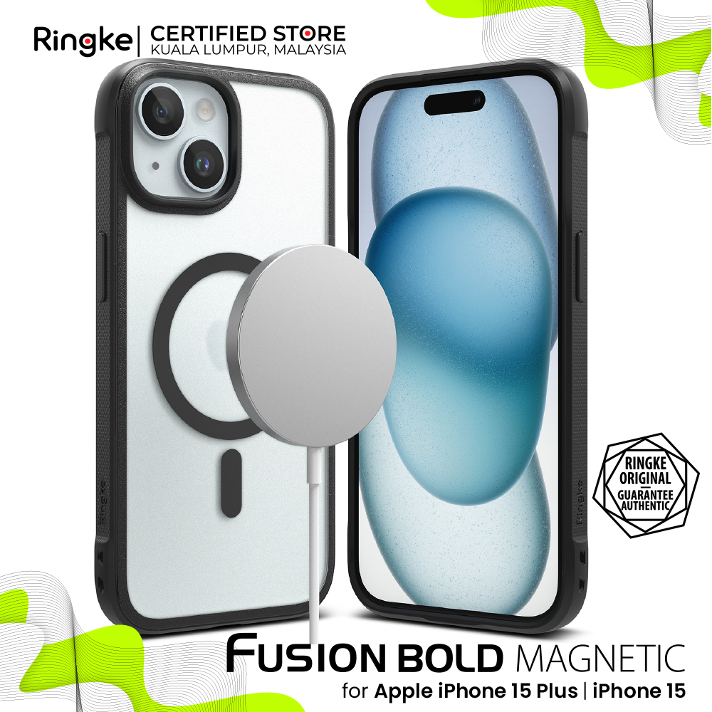 RINGKE® FUSION BOLD Magnetic Rigid Strong Compatible iPhone 15 Plus/ 15 ...
