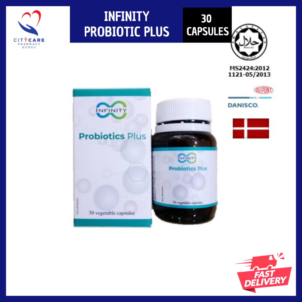 [EXP 07/2026] Infinity Probiotic Plus (30 vegetable capsules) | Shopee ...