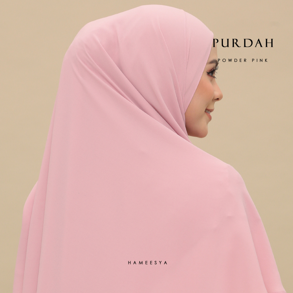Purdah Sahaja Purdah Chiffon matching with Bshawl & Aisyaa Purdah Dua ...