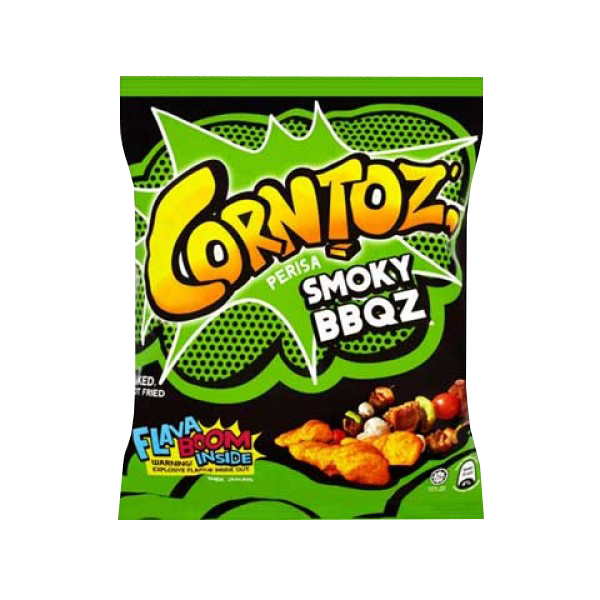 Mamee Corntoz Smoky BBQZ/ Chilli Cheez/ Hotz & Spicy Snacks 100g ...