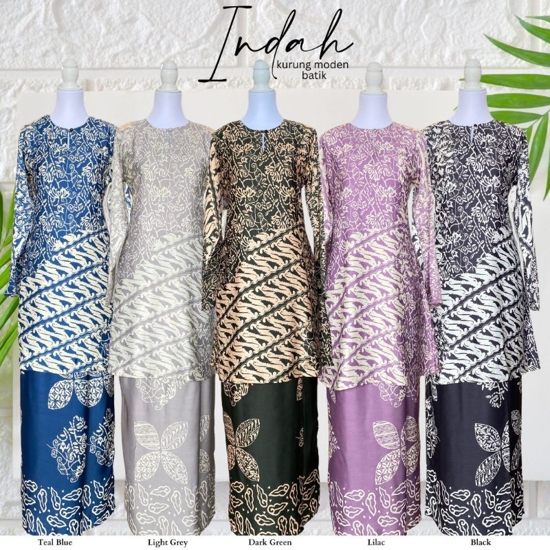 [NEW ARRIVAL] INDAH KURUNG MODEN BATIK | Shopee Malaysia