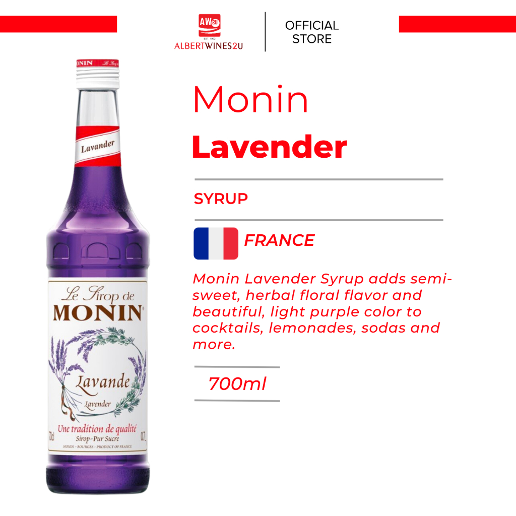 Monin 'Lavender' Syrup 薰衣草 糖浆 | Shopee Malaysia