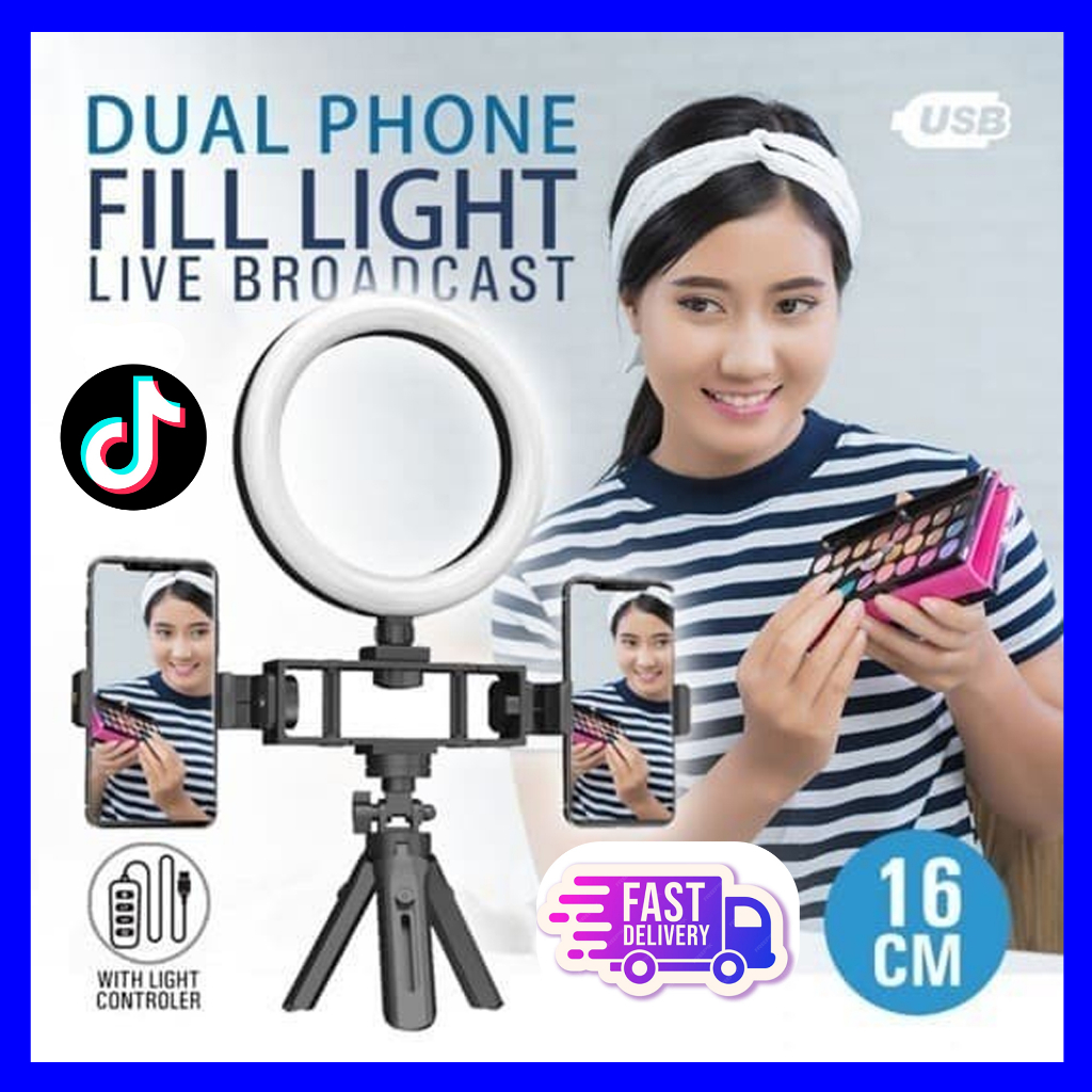 [Ready Stock LED Ring Light with 2.1M Tripod Stand Youtuber FB Live ...
