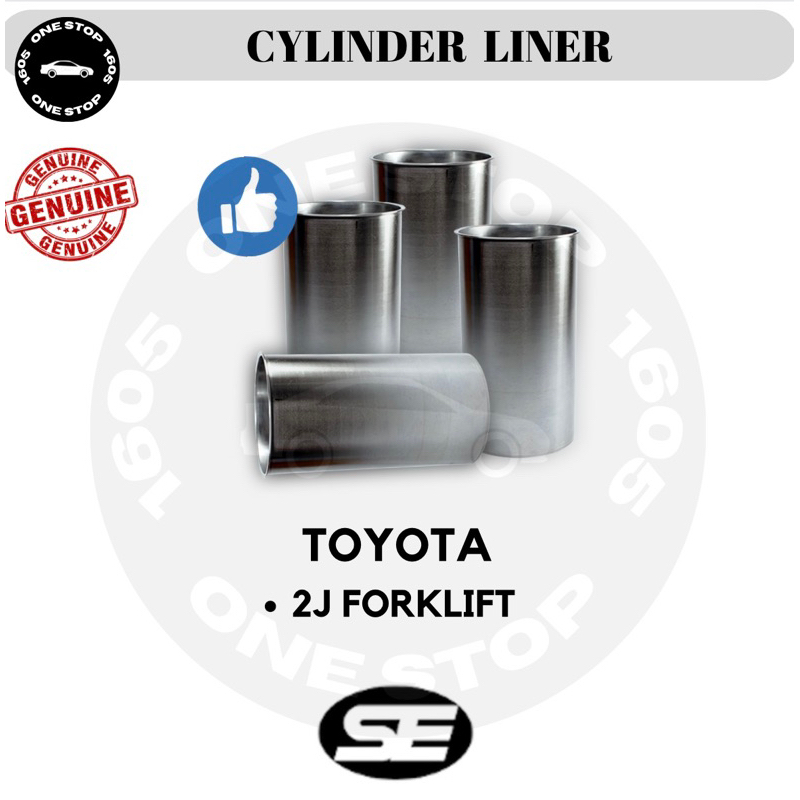 TOYOTA 2J FORKLIFT SE CYLINDER LINER SET (4PCS) | Shopee Malaysia