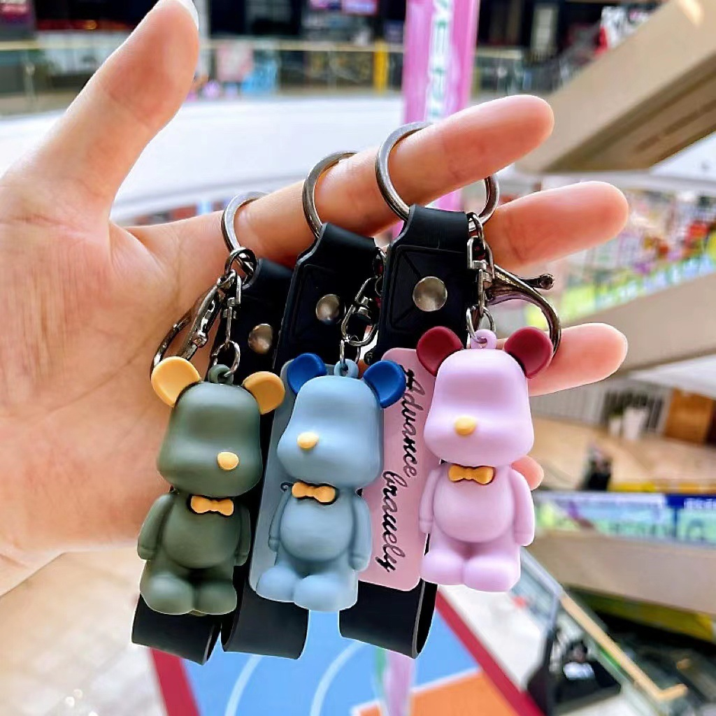 Nordic Bow Tie Bear Internet Celebrity Keychain Cute Bear Violent Bear ...