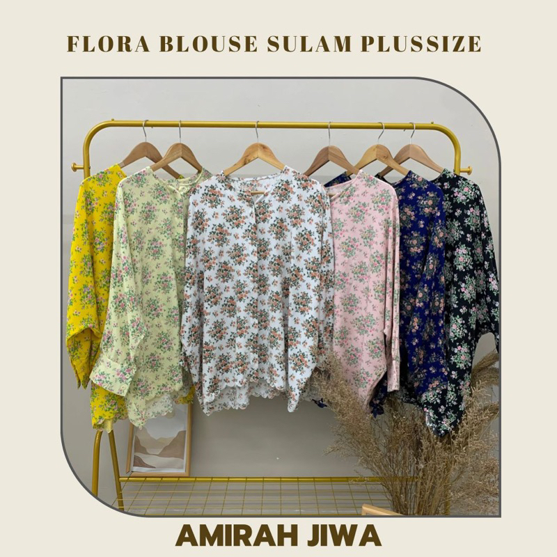 FLORA BLOUSE SULAM PLUS SIZE | Shopee Malaysia