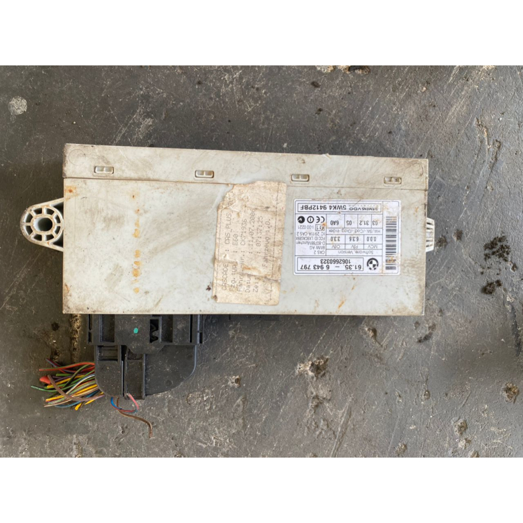 BMW E60 CAS CONTROL UNIT STEERING MODULE ORIGINAL HALFCUT JAPAN 6 943 ...