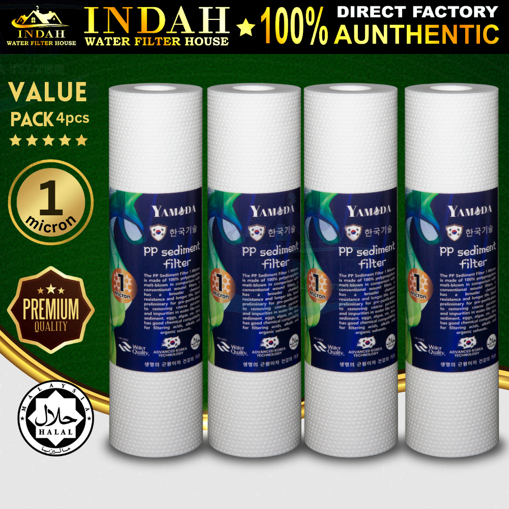 INDAH PP Sediment Fiber Water Filter / Water Purifier Replacement ...