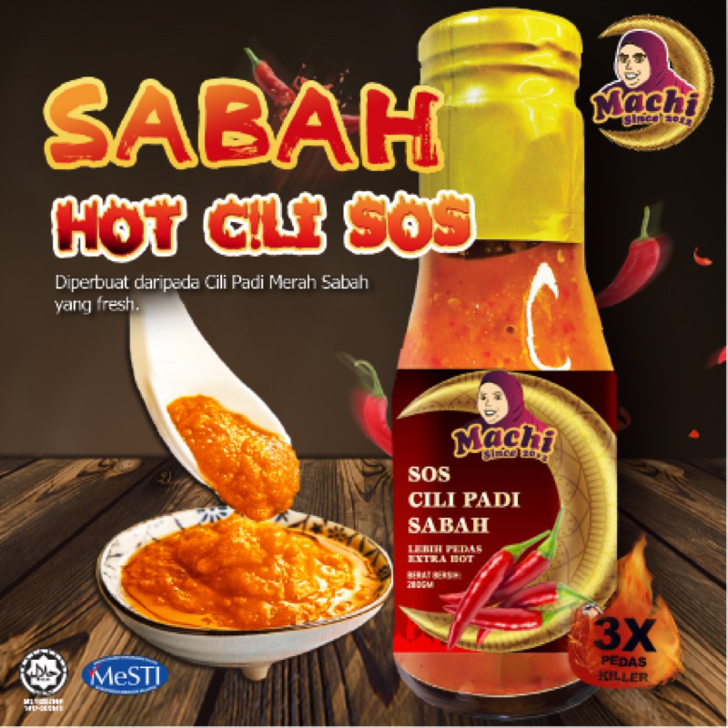 SOS CILI PADI SABAH🌶️ EKSTRA PEDAS🥵 RASA PEDAS ASLI SABAH🔥 | Shopee ...