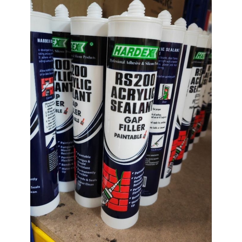 LS GEMILANG (NEW STOCK) HARDEX RS200 (450G) GAP SEALANT ACRYLIC SEALANT ...