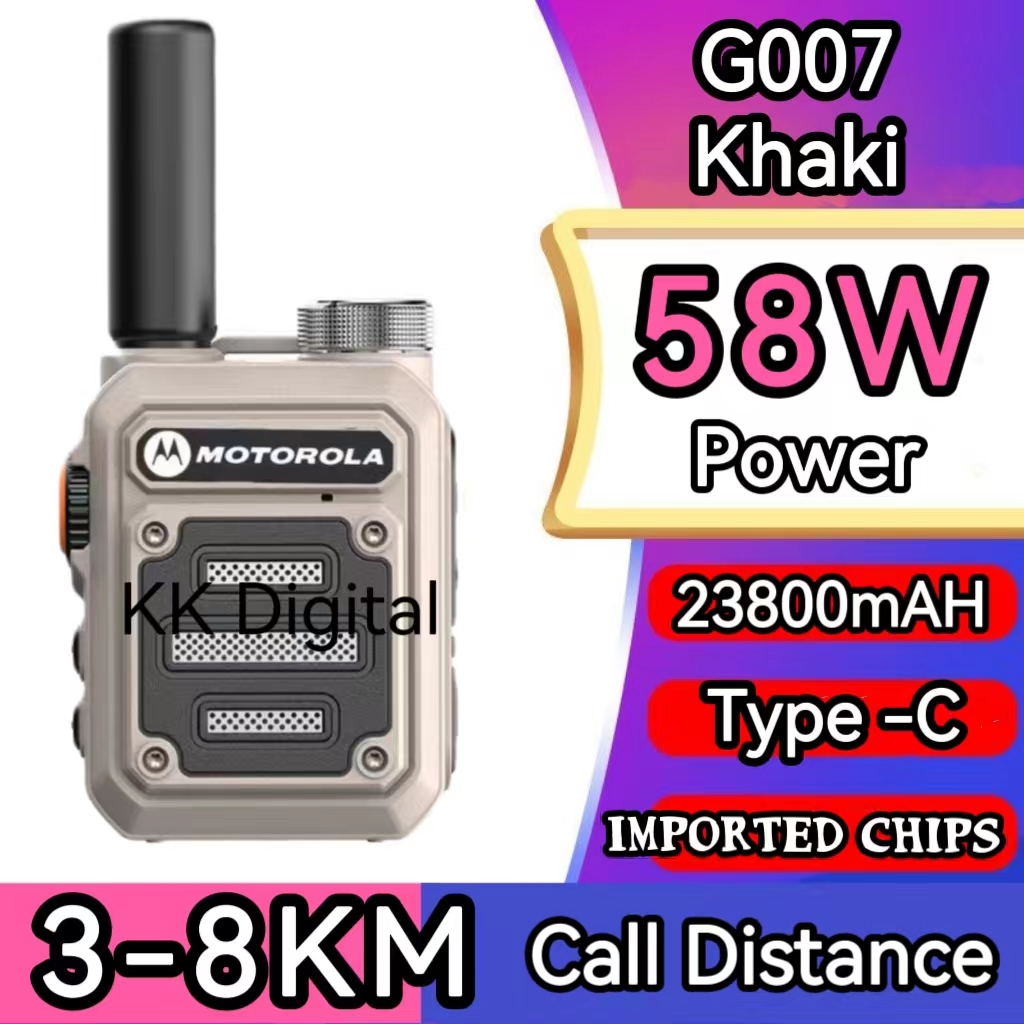 Mini Walkie Talkie Motorola G007 Intelligent Matching With Other Models High Power 58W Standby ...