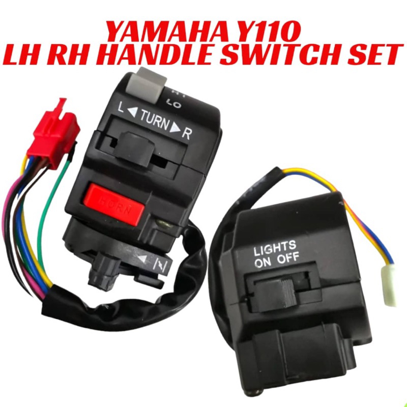 Yamaha Y110 Handle Switch With Choke RH Handle Switch Assy Suis Suiz ...